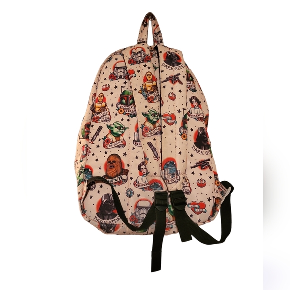 Loungefly | Bags | Loungefly Starwars Tattoo Backpack Leia Yoda ...